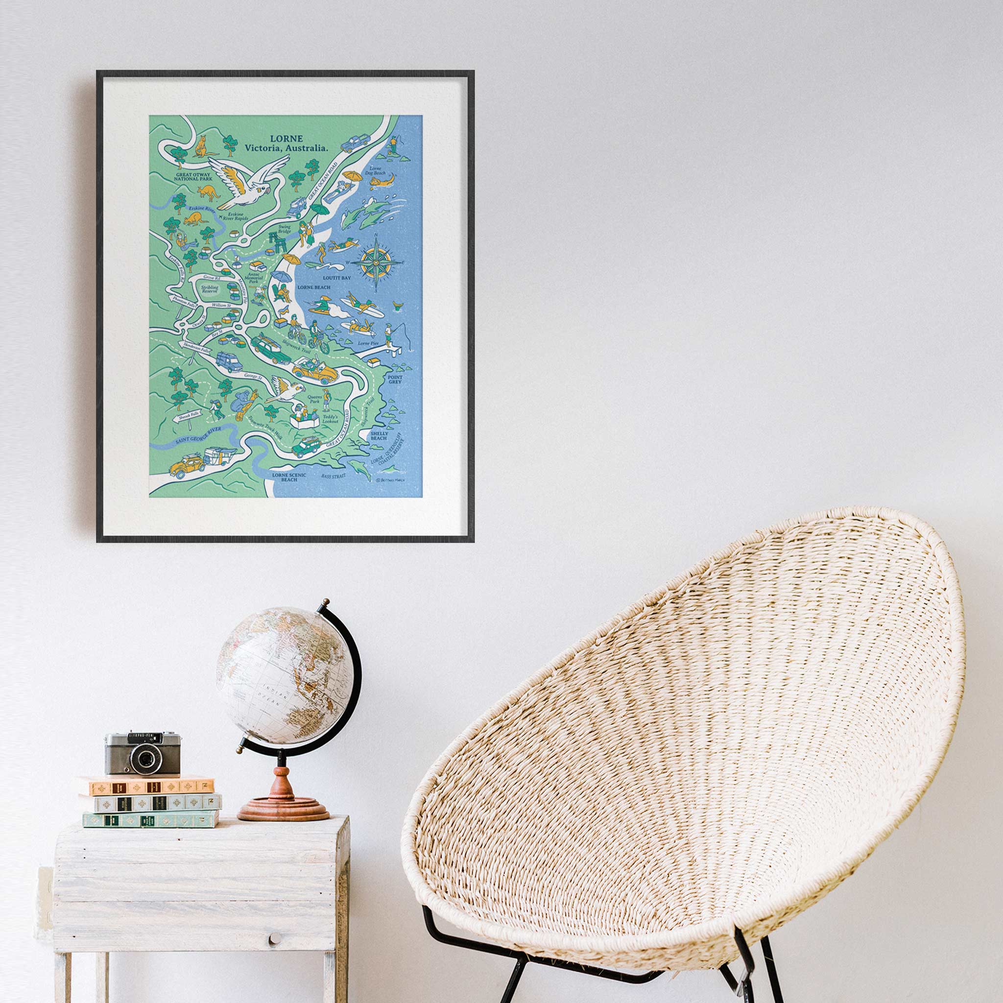 Lorne | Illustrated Map – Brittany March
